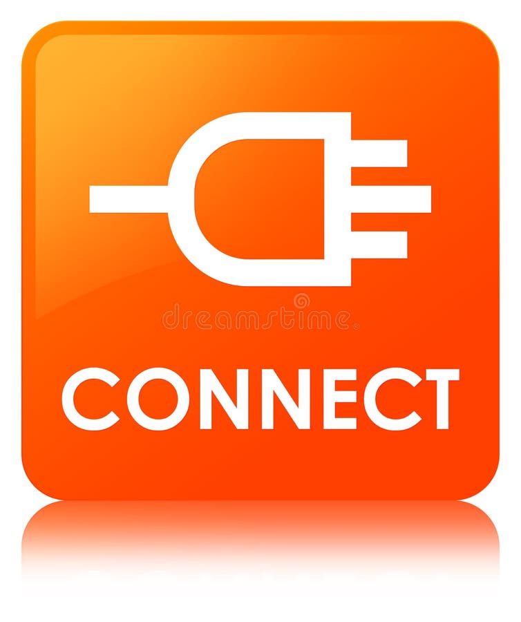 Connect in Orange - Illustrated Buzzword Concept, Plexus Network ...