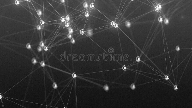 Connect People with Background Stock Video - Video of networking ...