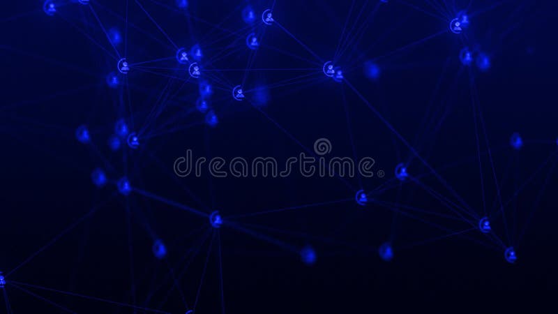 Connect People with Background Stock Video - Video of abstract ...
