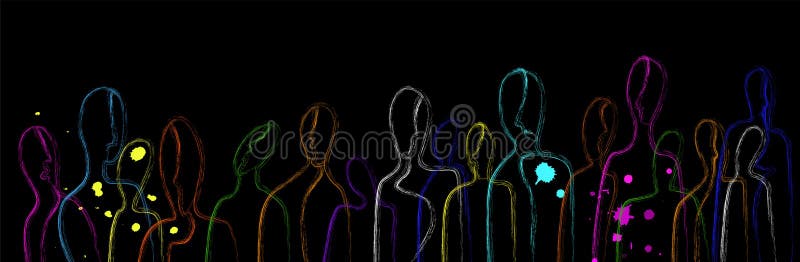 Connect people stock illustration. Illustration of team - 9463113