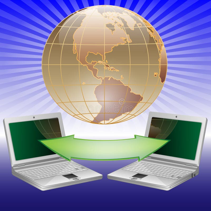 Connect Planet Earth stock illustration. Illustration of earth - 2757597