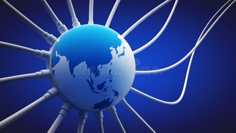 Connect Planet Earth stock illustration. Illustration of earth - 2757597