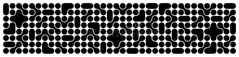 Connect Shape Abstract Pattern. Vector Metaball Geometric Background ...