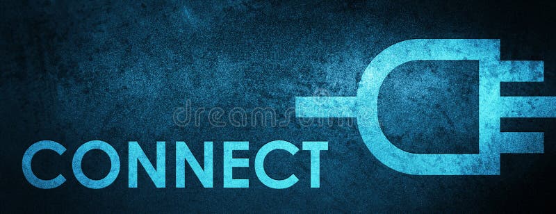 Connect Special Blue Banner Background Stock Illustration ...