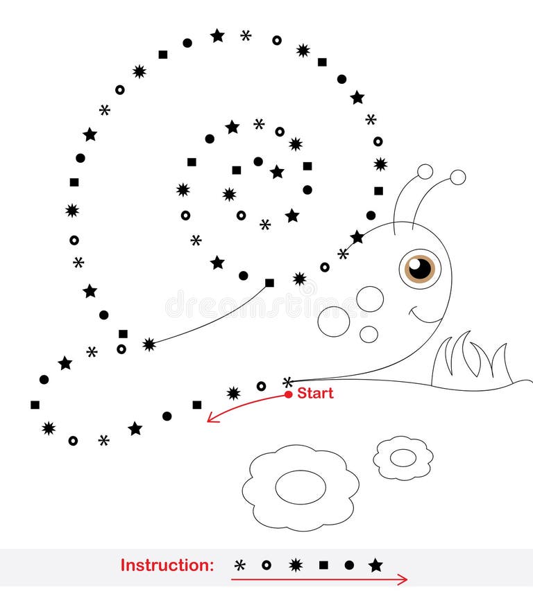 Connect Dots Letters Stock Illustrations – 491 Connect Dots Letters ...