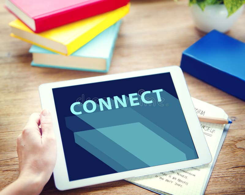 Connect Technology Online Wireless Concept Stock Image - Image of join ...