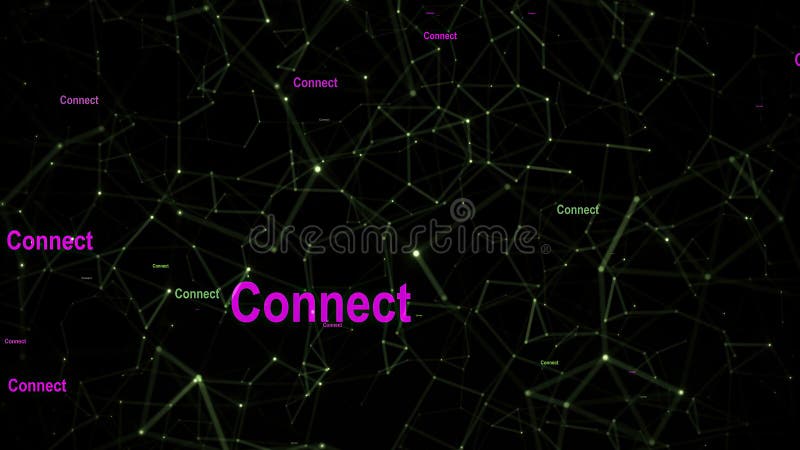 Connect Text Against Technology Background Stock Illustration ...