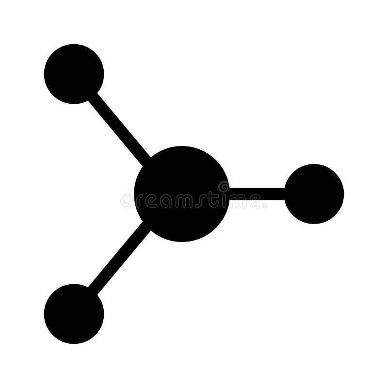 Connect Glyph Flat Vector Icon Stock Vector - Illustration of black ...