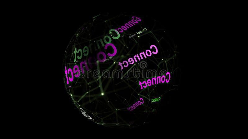 Connect on the web concept stock illustration. Illustration of server ...