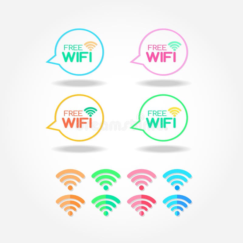 Connect the World with Wifi Stock Vector - Illustration of world ...