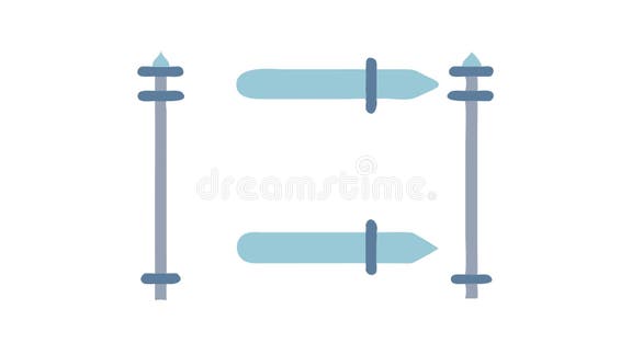 Connected Bars Abstract Structure Design Element Icon , Vector Design ...