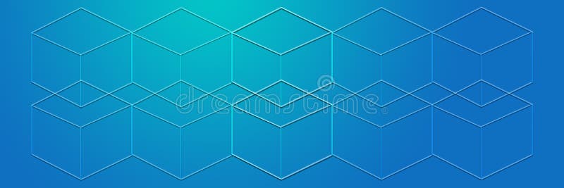 Connected Blocks Background Header Stock Illustration - Illustration of ...