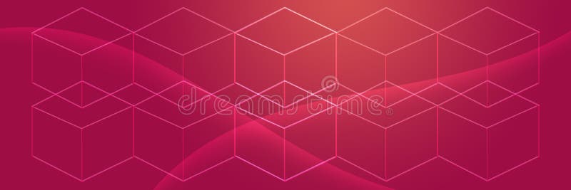 Connected Blocks Background Header Stock Illustration - Illustration of ...