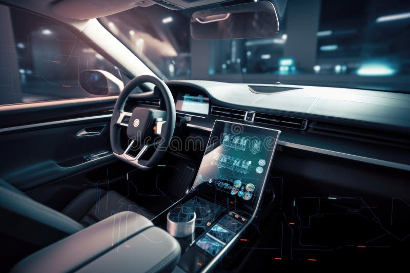 Connected Car, with Its Onboard Systems and Apps Powered Up, Ready To ...