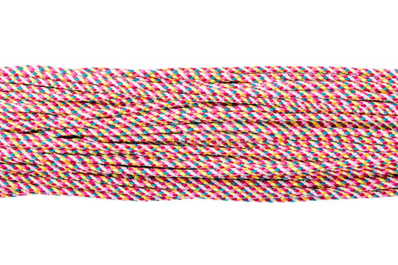 Connected Concept , Different Ropes Isolate on White Stock Photo ...