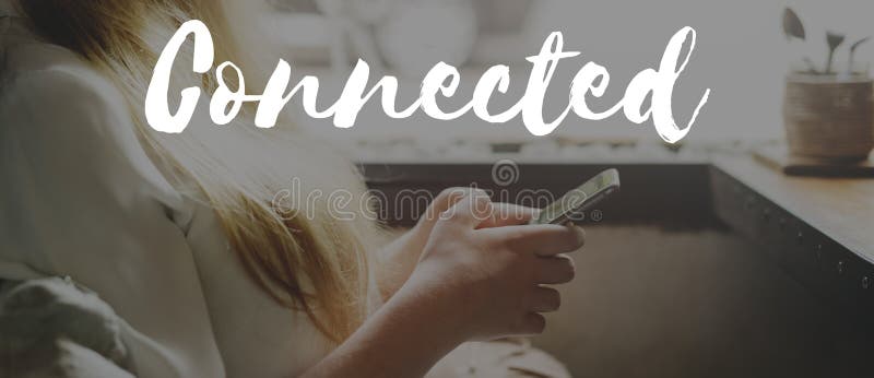 Connected Connect Connection Social Media Concept Stock Image - Image ...