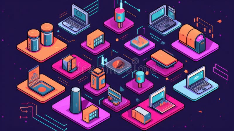 Connected Devices, a Visual Representation of the Internet of Things ...