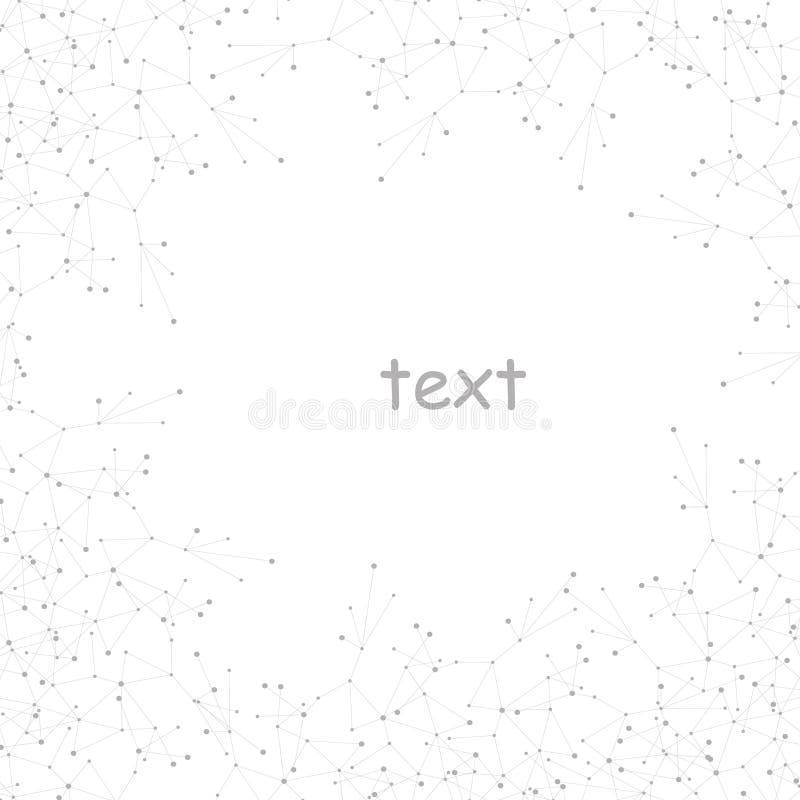 Connected Dots Abstract Design Background Stock Illustration ...