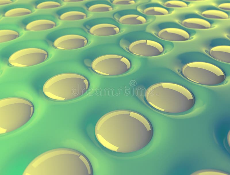 Connected Dots 3d Rendering Stock Illustration - Illustration of ...
