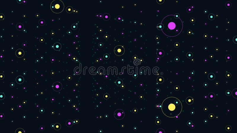 Connected Dots in Lines Pattern in Black Space Stock Footage - Video of ...