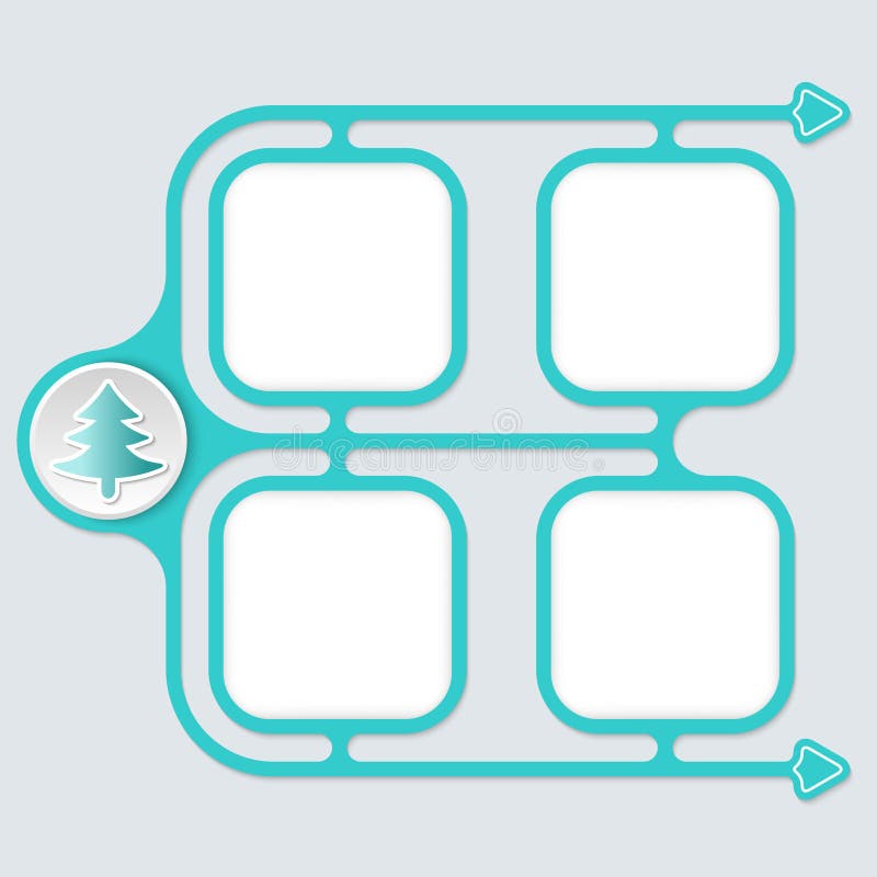 Connected frames stock vector. Illustration of linked - 61926661