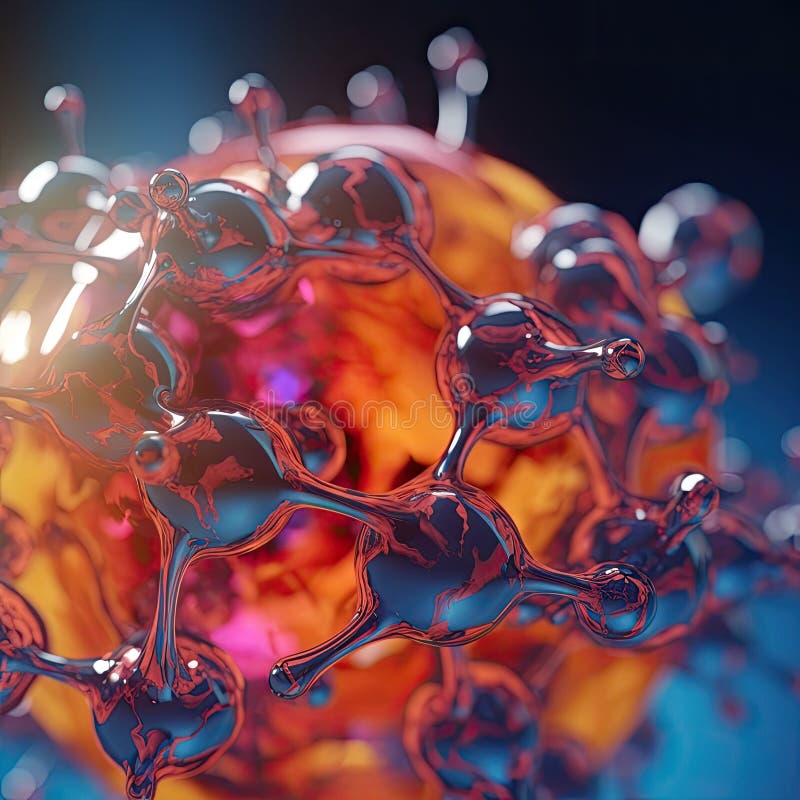 Connected Glass Bubbles Molecule Wallpaper, Abstract, Creativity ...