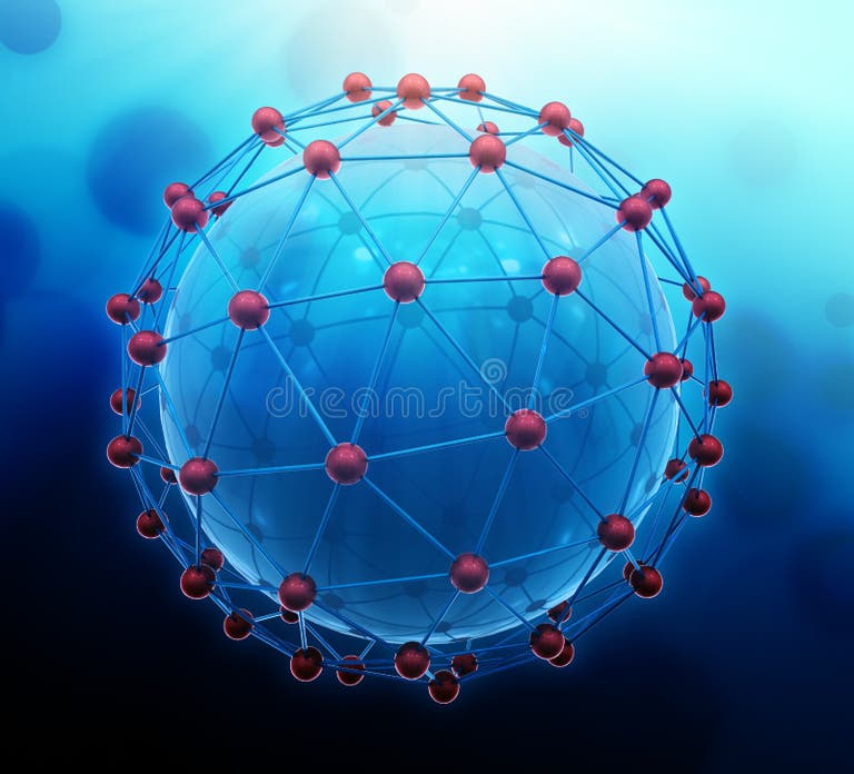 Connected globe network stock illustration. Illustration of community ...