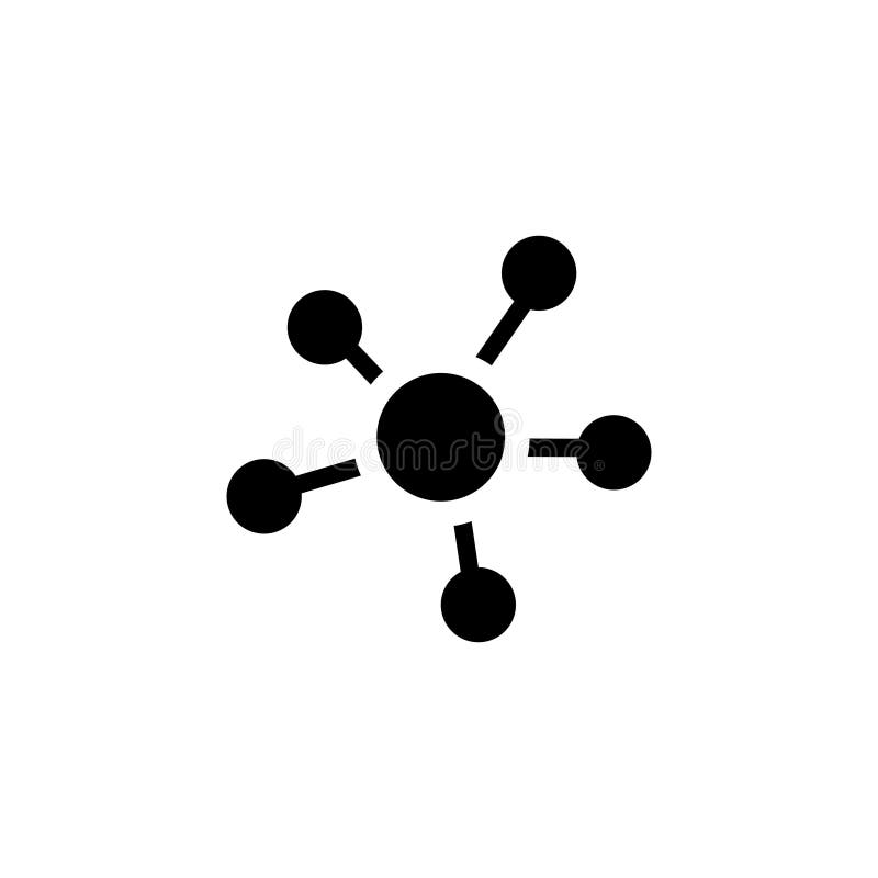 Connected Icon and Simple Flat Symbol for Web Site, Mobile, Logo, App ...