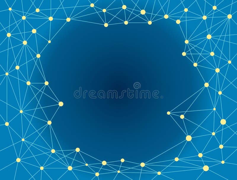 Connected Internet Background Design for Presentation Templates Stock ...