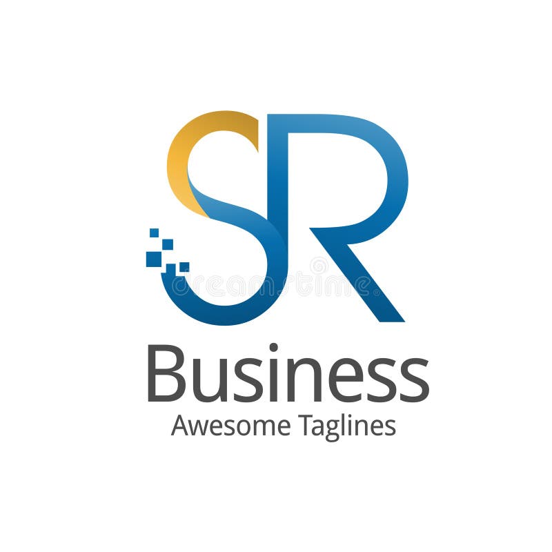 Initial Connected Letters Jr or Rj Logo Stock Vector - Illustration of ...