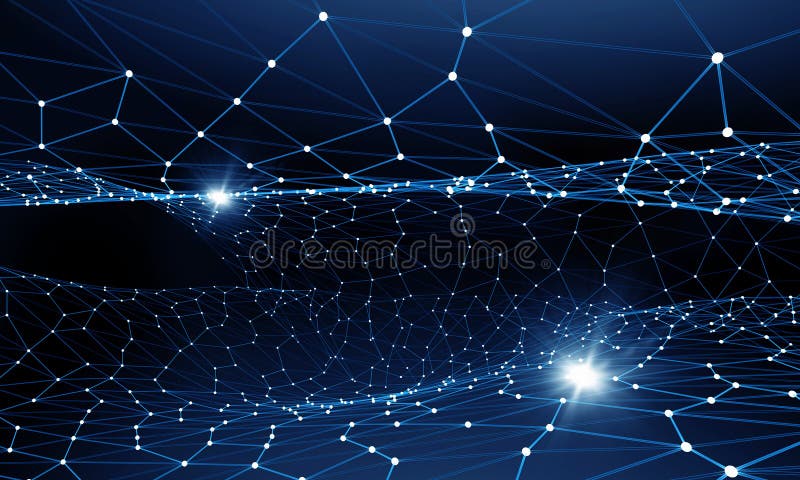Connected lines background stock photo. Image of poly - 71325340