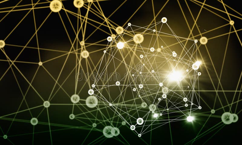 Connected lines background stock image. Image of interaction - 93987285