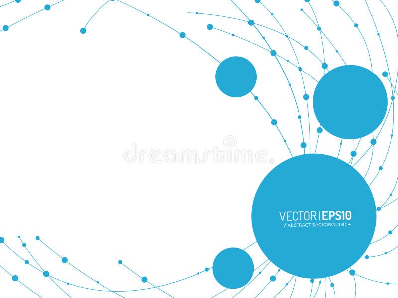 Connected Lines and Dots. Network Sign. Vector Illustration Stock ...