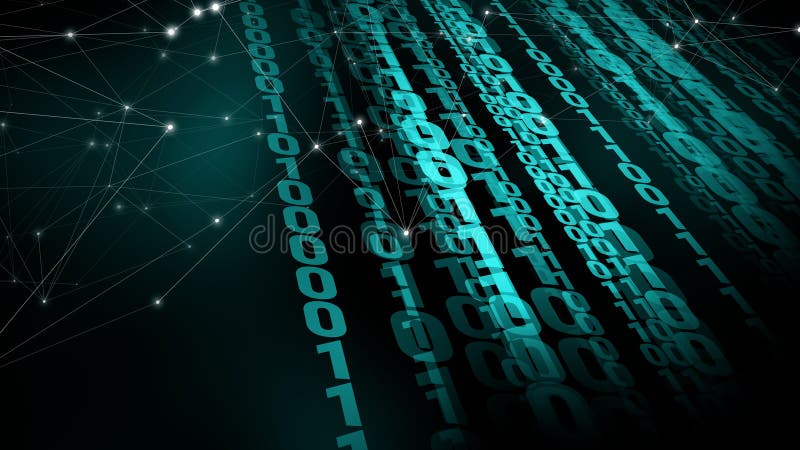 Abstract Backdrop of Connected Lines in Binary Code Exploring ... Abstract Backdrop of Connected Lines in Binary Code Exploring ...