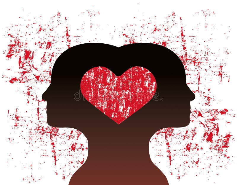 Connected with love stock vector. Illustration of love - 93769272