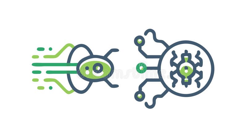 Connected Microbes Stock Illustrations – 111 Connected Microbes Stock ...