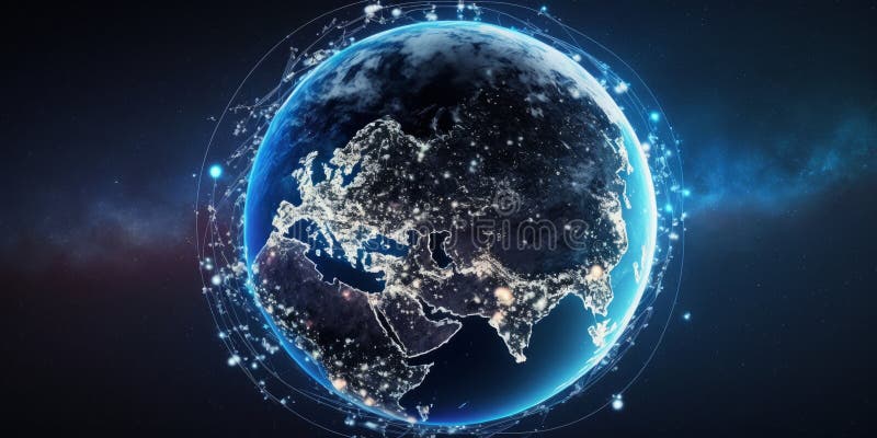 Connected Network Around Planet Earth from Space for Global ...