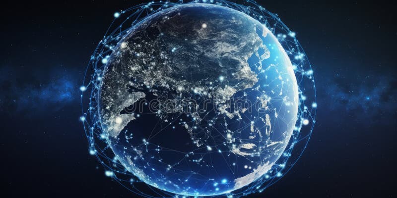 Connected Network Around Planet Earth from Space for Global ...