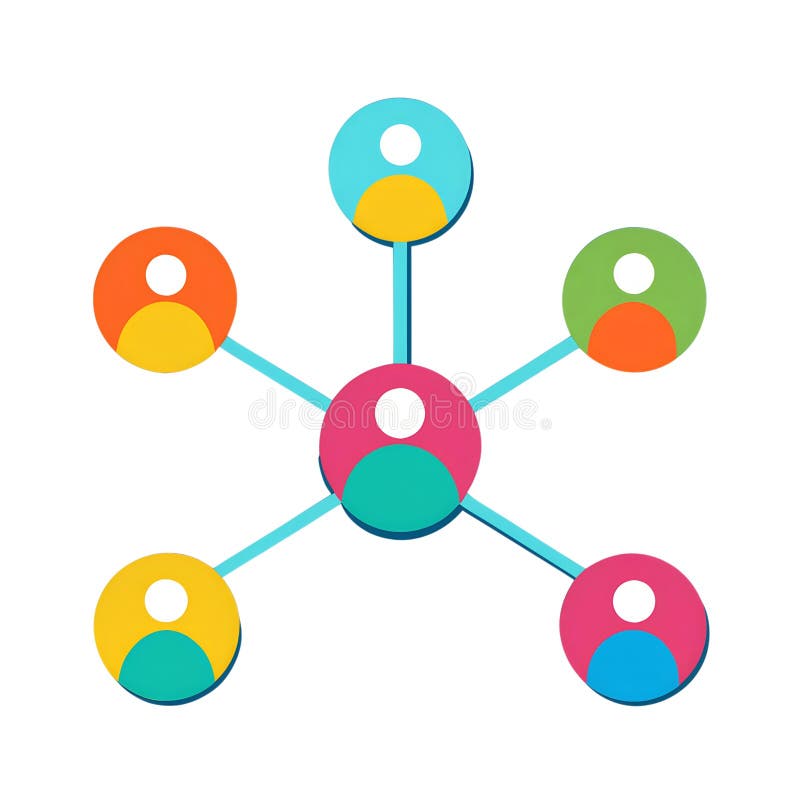 Connected people stock image. Illustration of group - 326108379