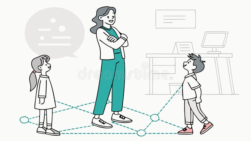 Connected People Network Vector, Social Interaction Graphic, Vector ...