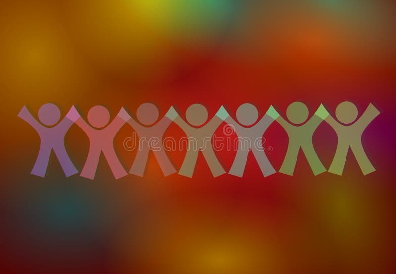 Connected people symbols stock image. Image of hands - 48169635