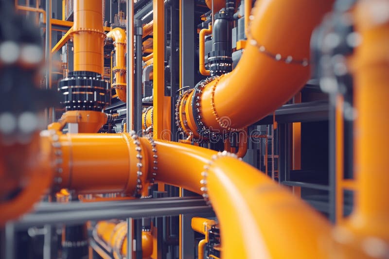 Connected Pipe Joints stock illustration. Illustration of attachments ...