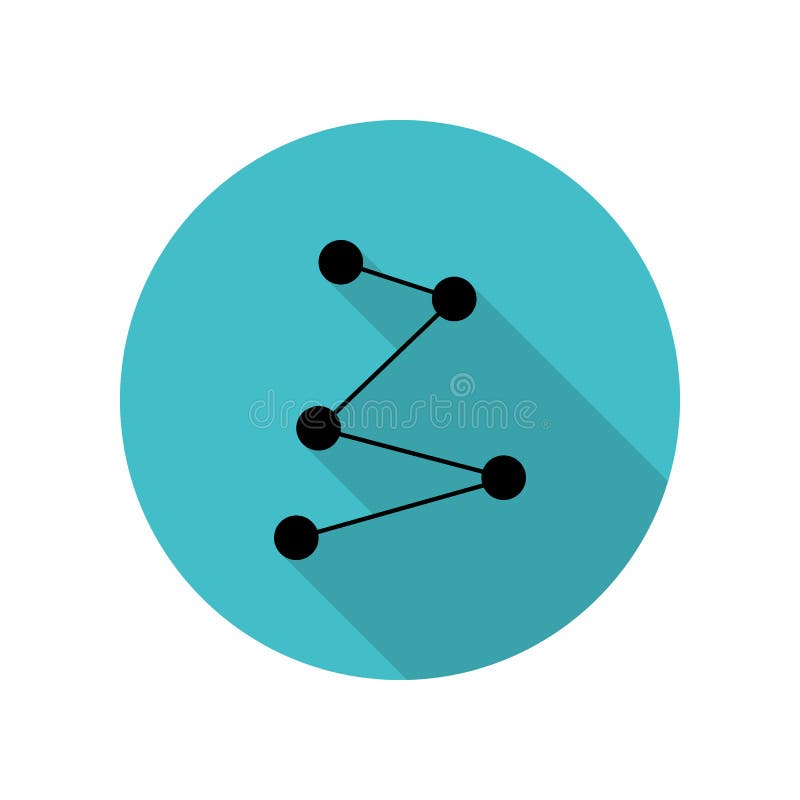 Connected Points Icon. Element of Simple Icon for Websites, Web Design ...