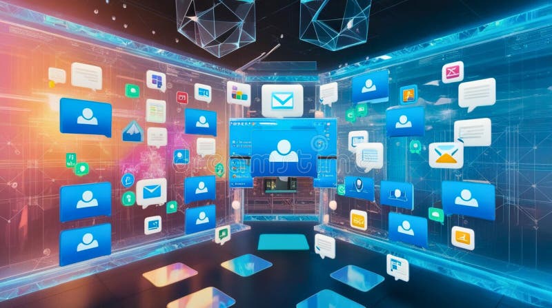 Connected Realities: the Future of Virtual Workspaces Stock ...
