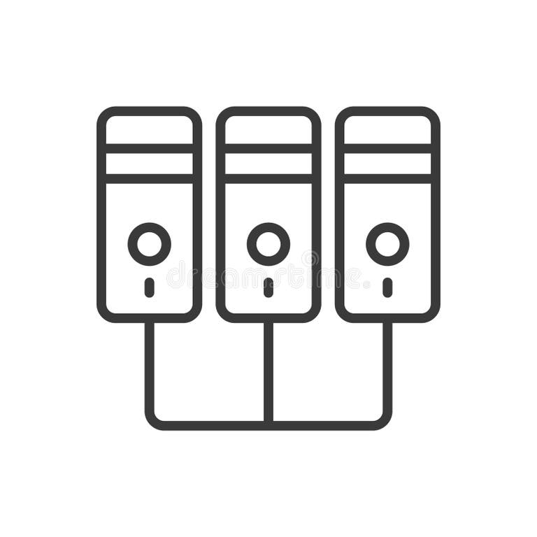 Servers Icon Stock Illustrations – 4,497 Servers Icon Stock ...