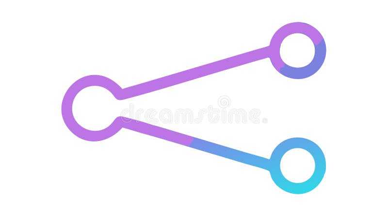 Connected Share Icon, Symbolizing Social Networking, Vector Design ...