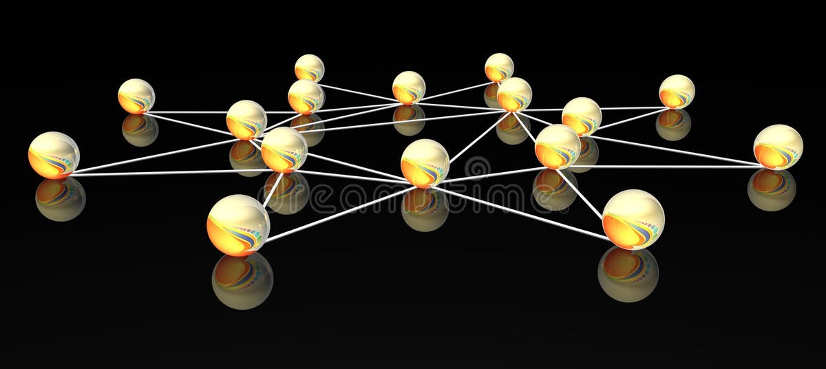 Interconnected Matrix Stock Illustrations – 691 Interconnected Matrix ...