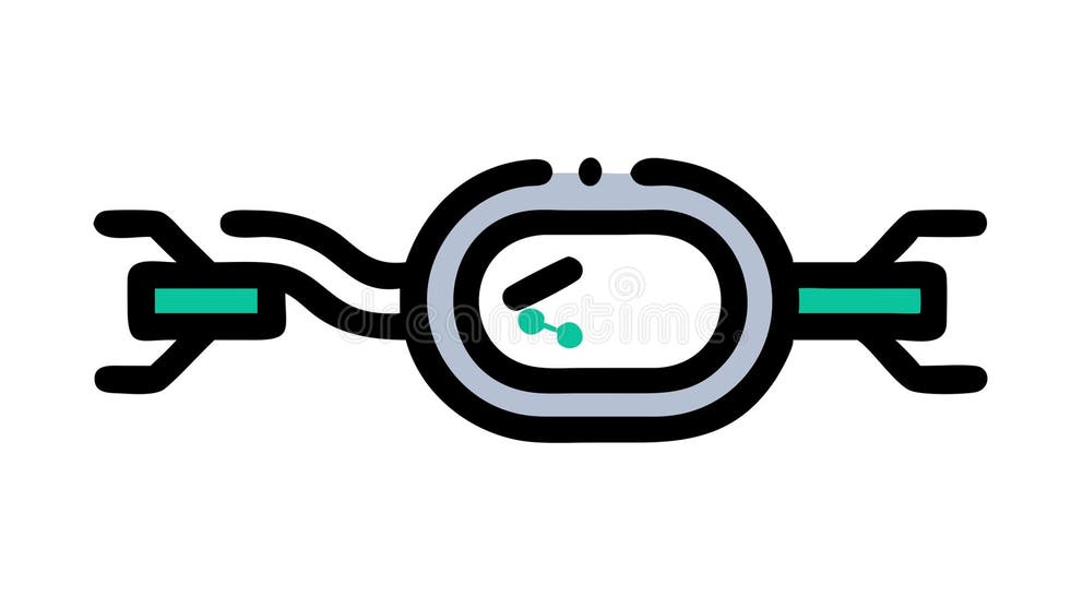 Connected Systems: Abstract Data Network Loop, Vector Design Generative ...