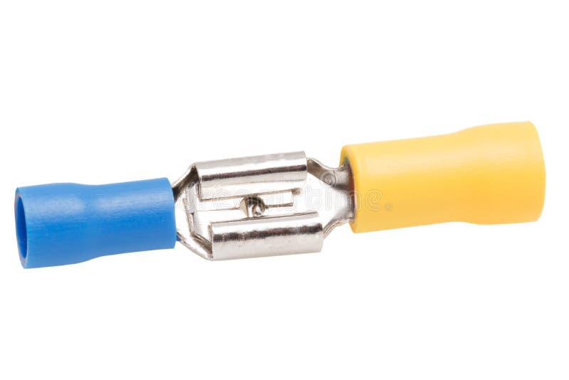 Connected Two Cable Connectors Stock Image - Image of current ...