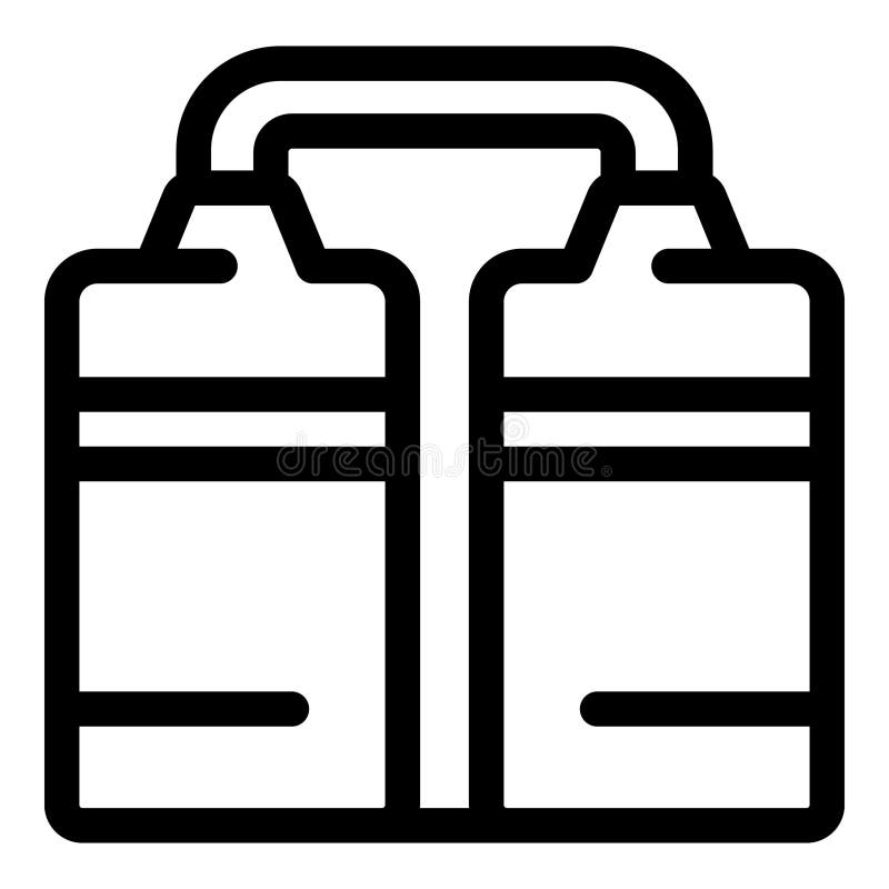 Connected Water Tanks Icon, Plumbing System Symbol Stock Illustration ...